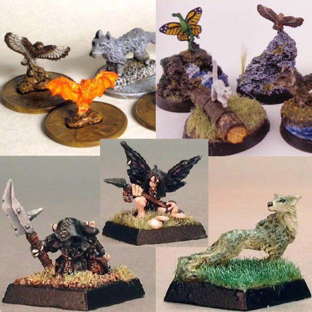 FAMILIARS Set of Minis - Reaper 77176 and 77196, Hobbies & Toys, Toys ...