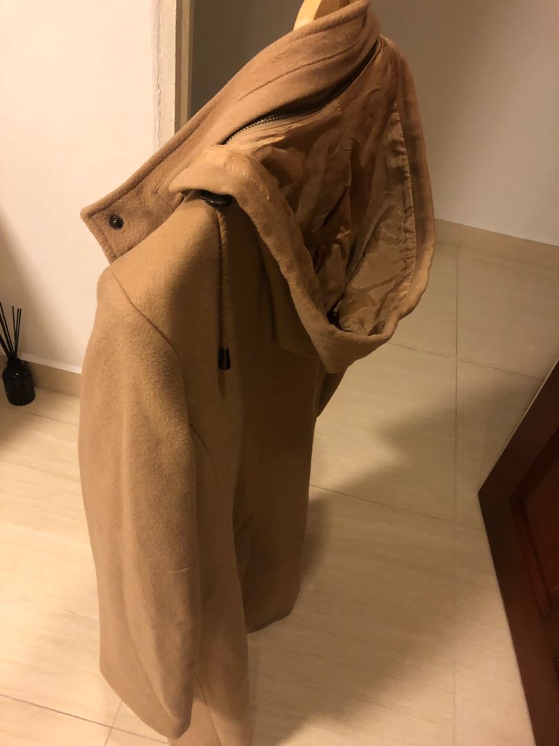 French Connection coat, camel colour, Women's Fashion, Coats, Jackets ...