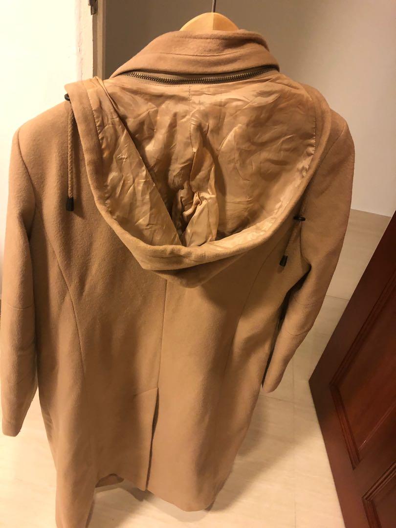 French Connection coat, camel colour, Women's Fashion, Coats, Jackets ...