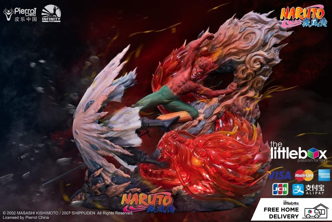 Infinity Studio Naruto Battle Series Eight Gate Guy vs Six Path Madara ...