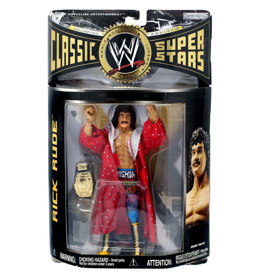 Jakks Pacific WWE Classic Superstars Rick Rude, Hobbies & Toys, Toys ...