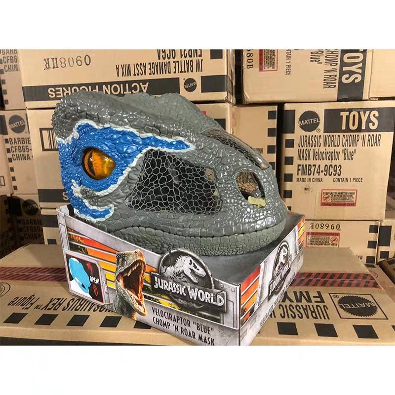 Jutassic world raptor blue voice mask, Hobbies & Toys, Collectibles ...