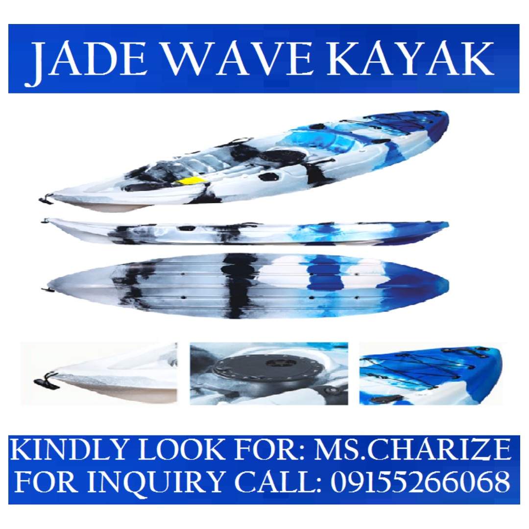 Kayak Jade Wave Single Sit in Kayak AVAILABLE NOW, Sports Equipment, Sports & Games, Water ...