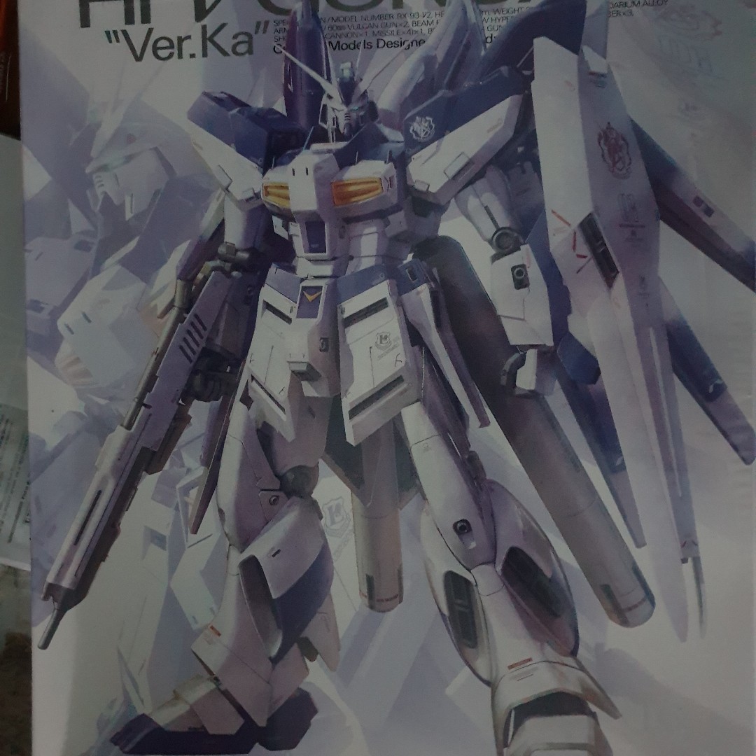 Mobile Suit RX-93-V2 Hi-V Gundam "Ver.Ka" (MG), Hobbies & Toys, Toys ...