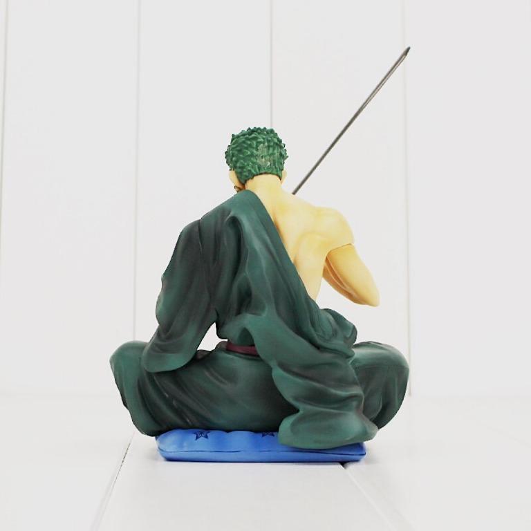 One piece Roronoa Zoro Sitting position Action figure 13cm toys ...