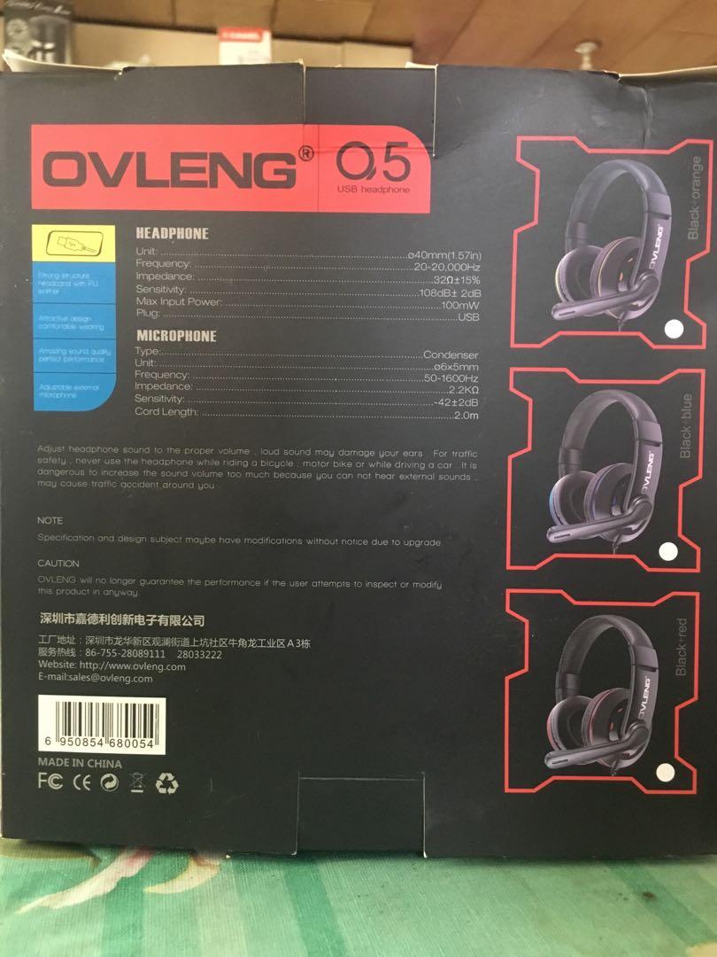 OVLENG USB Headphones with Mic, Video Gaming, Gaming Accessories ...