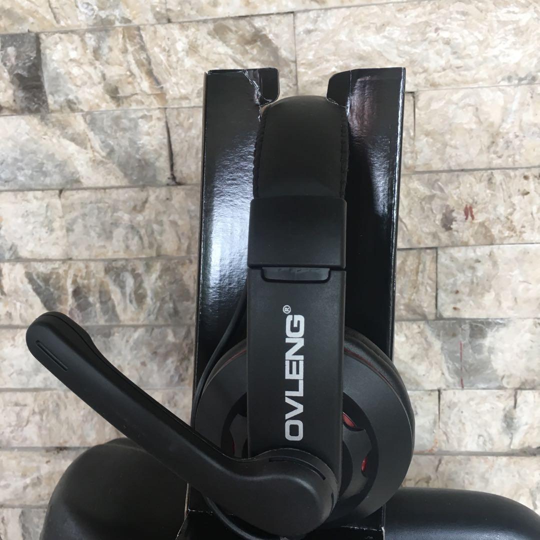 OVLENG USB Headphones with Mic, Video Gaming, Gaming Accessories ...