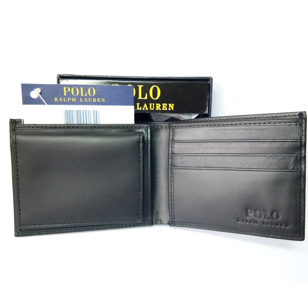 Polo Ralph Lauren Wallet - Black, Men's Fashion, Watches & Accessories ...
