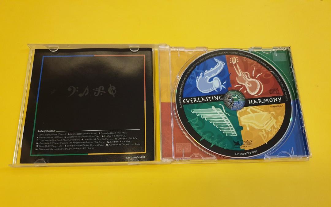 Reader's Digest Everlasting Harmony CD, Hobbies & Toys, Music & Media, CDs & DVDs on Carousell