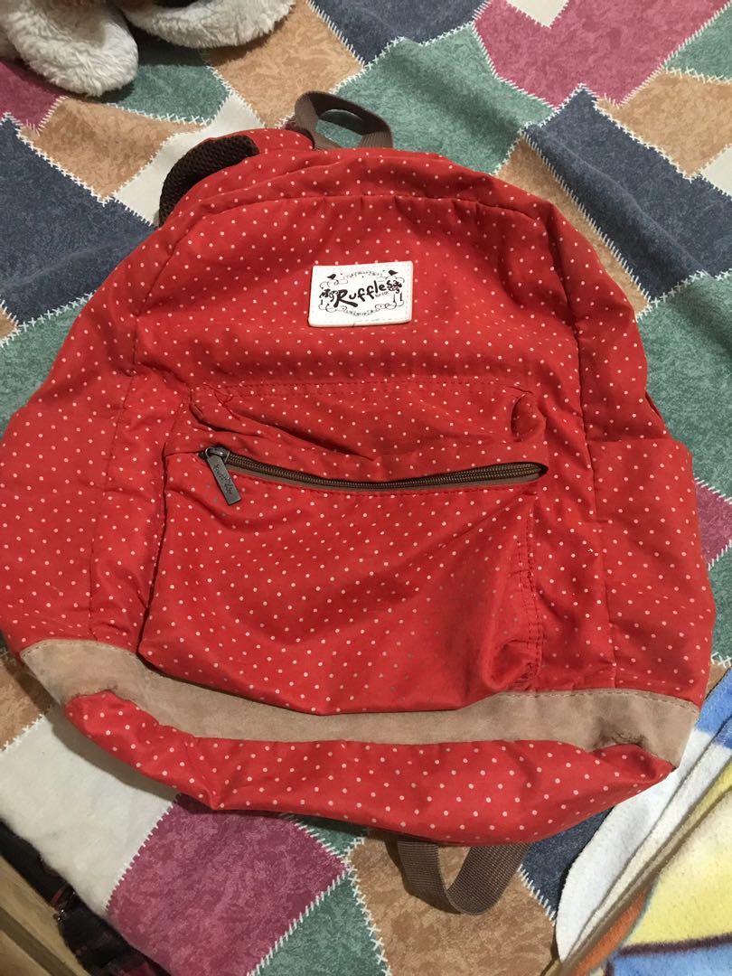 Ruffles Backpack, Women's Fashion, Bags & Wallets, Backpacks on Carousell