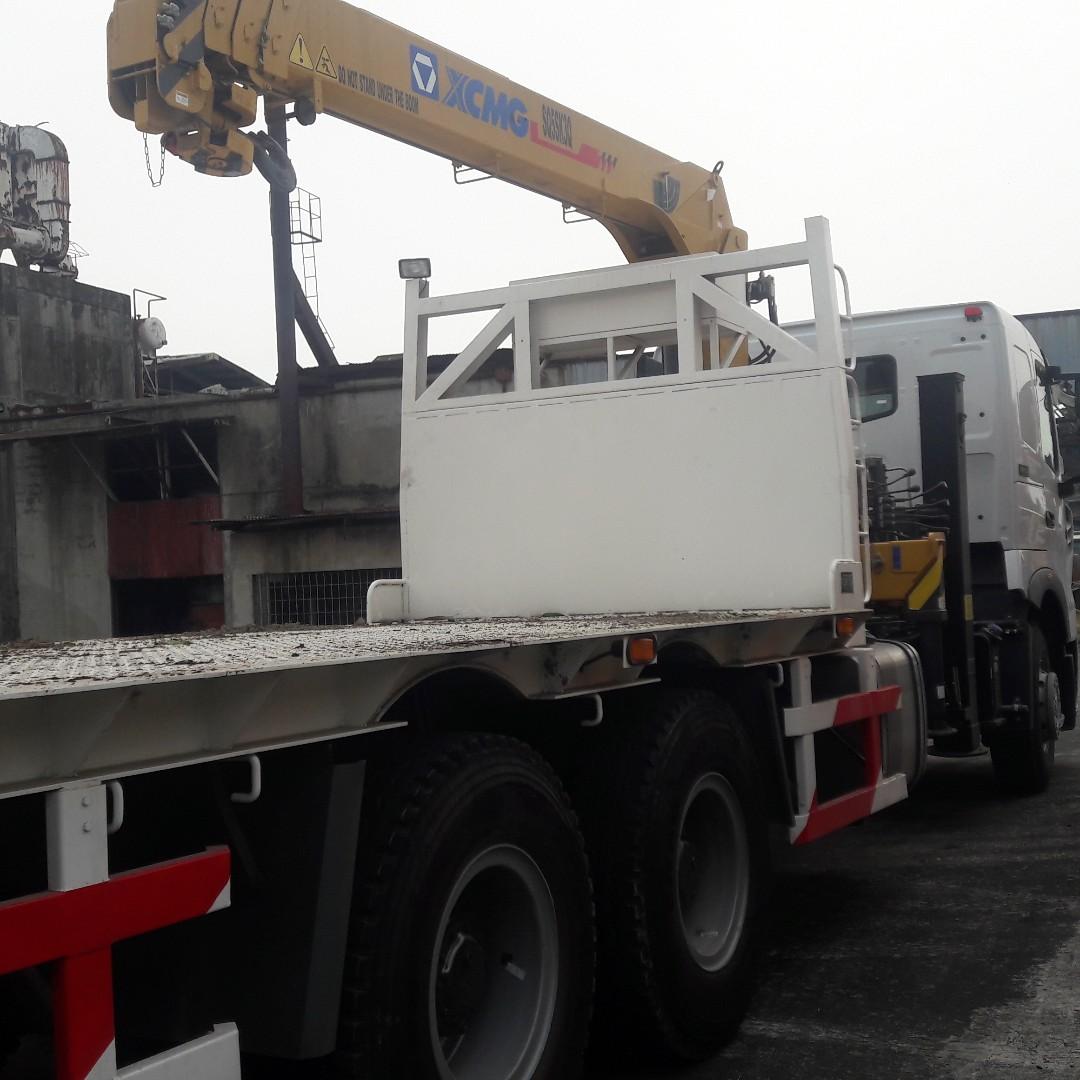 Self Loader Truck Howo 10wheeler with 5tons Boom, Commercial ...