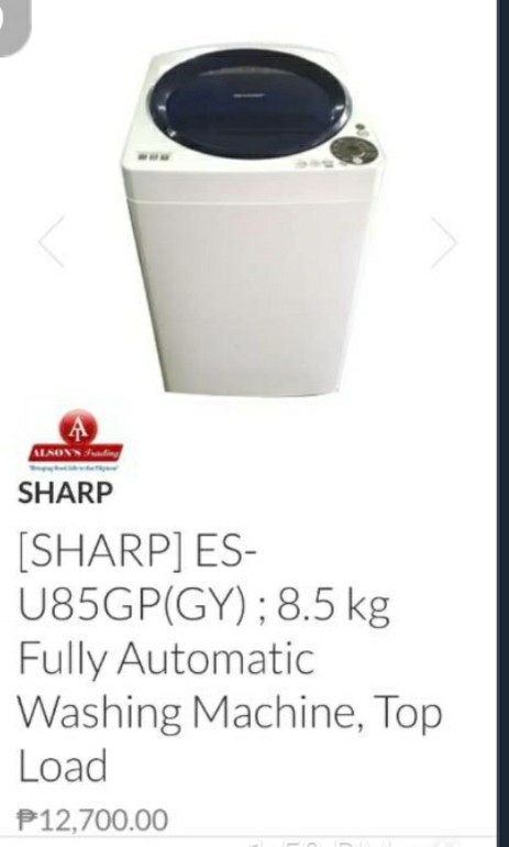 SHARP Fully Automatic Washing Machine, TV & Home Appliances, Washing ...