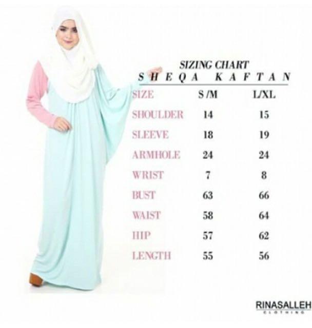 Sheqa Kaftan Rina Salleh, Women's Fashion, Muslimah Fashion, Dresses on ...
