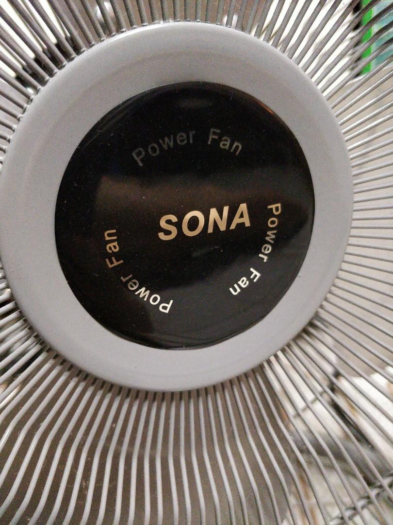 Sona 14" power fan SOF 6053, Furniture & Home Living, Lighting & Fans ...