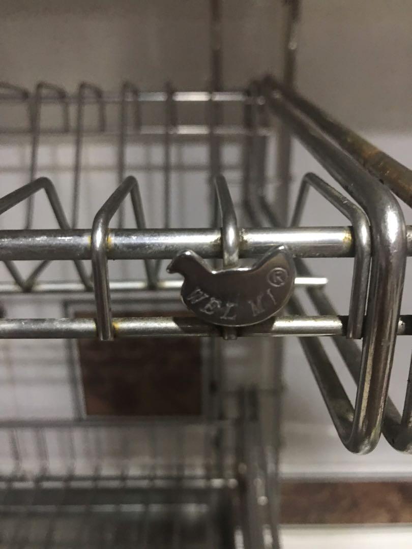 Song Cho Welmi Stainless Steel Dish Drainer, Furniture & Home Living ...