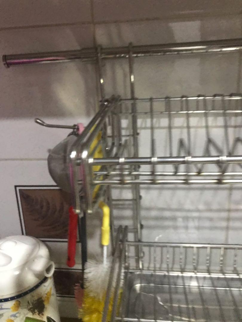 Song Cho Welmi Stainless Steel Dish Drainer, Furniture & Home Living ...