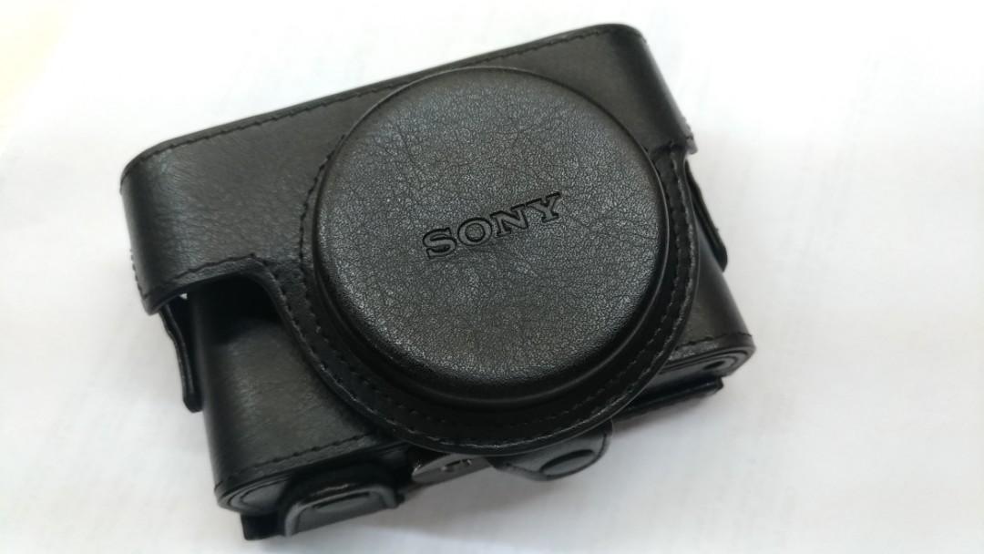 SONY RX100 LEATHER CASE (LCJ-RXF), Photography, Cameras on Carousell