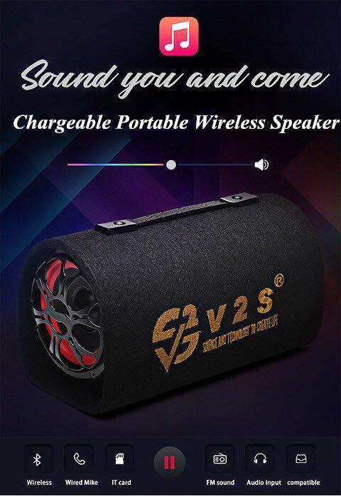 V2S Speaker Bluetooth, Audio, Soundbars, Speakers & Amplifiers on Carousell