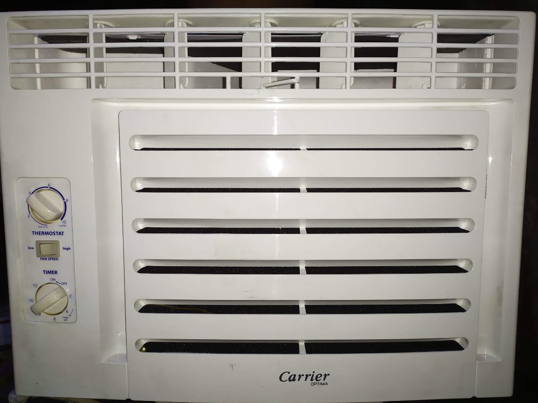 Window type carrier 1hp, TV & Home Appliances, Air Conditioning and ...