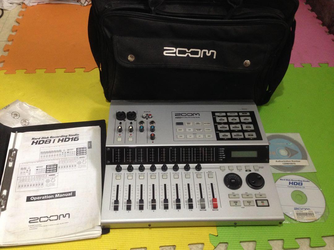 Zoom HD8 Multitrack production, Hobbies & Toys, Music & Media, Music ...