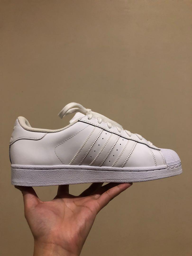 Adidas Superstar All White, Men's Fashion, Footwear, Sneakers on Carousell