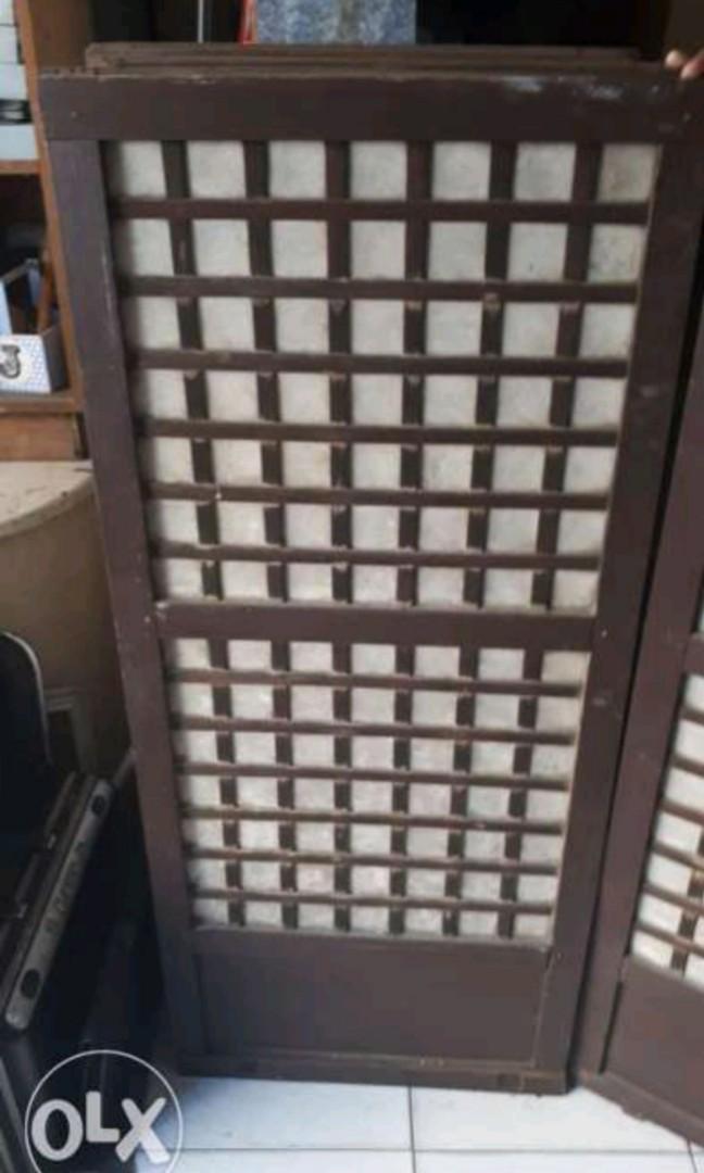 Antique capiz window, Furniture & Home Living, Home Improvement ...