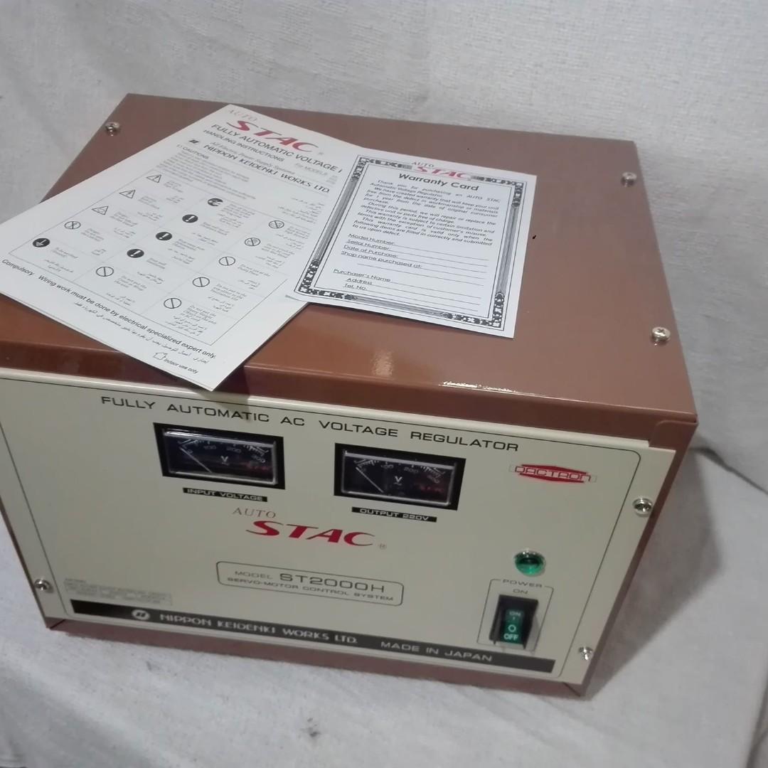 STAC AVR 2000 WATTS MADE IN JAPAN, Looking For on Carousell