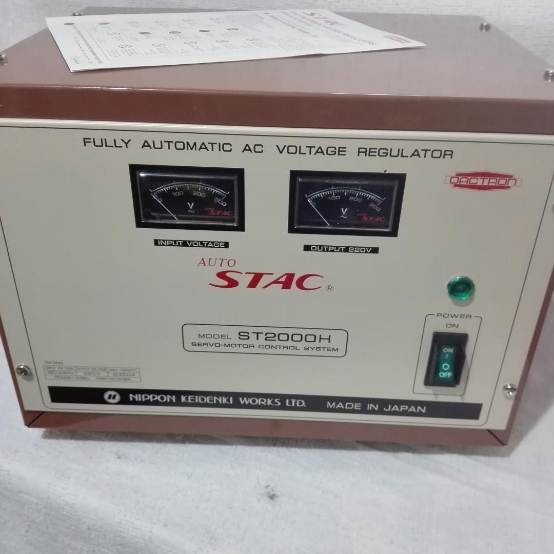 STAC AVR 2000 WATTS MADE IN JAPAN, Looking For on Carousell
