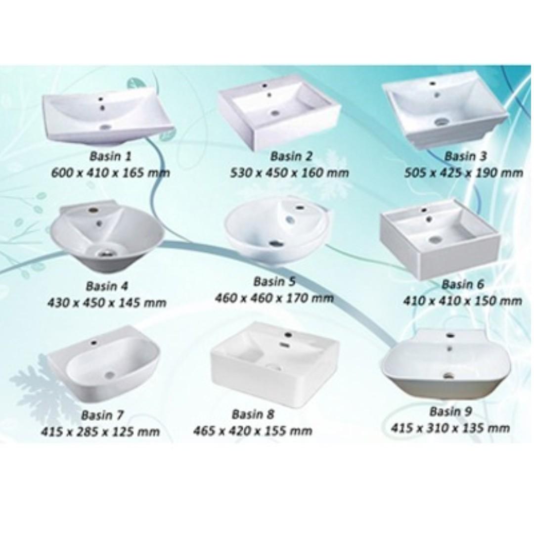 Bathroom Toilet Bowl Baron V 800 WC + Designer Basin Combo Package ...