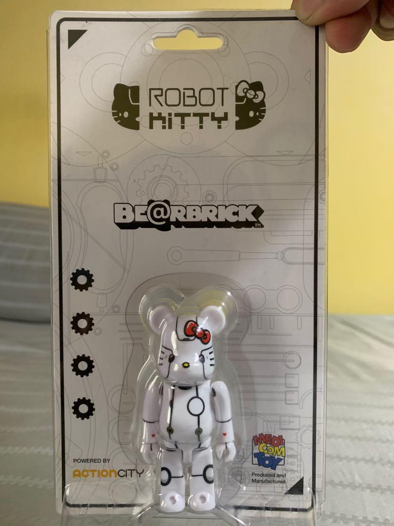 Bearbrick Robot Kitty 400% + 100% set Medicom toy Hello Kitty, Hobbies ...