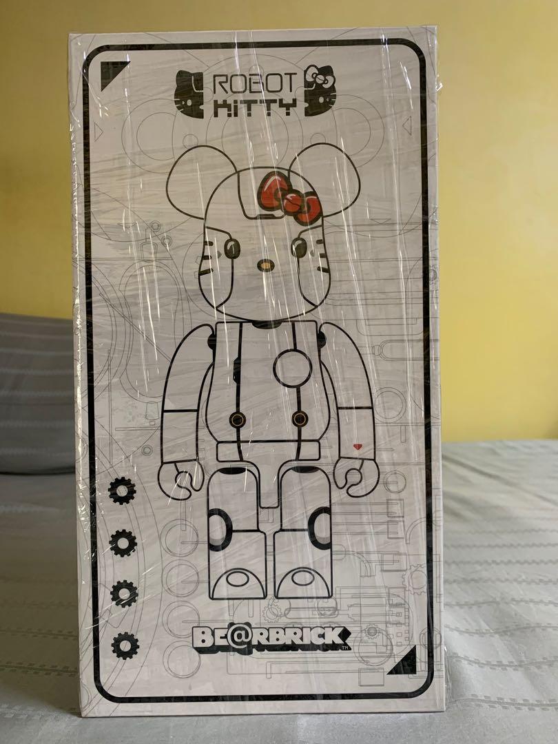 Bearbrick Robot Kitty 400% + 100% set Medicom toy Hello Kitty, Hobbies ...