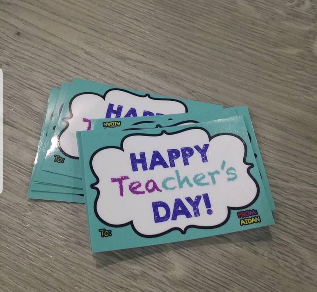 Customised Stickers, Labels, Berkat Stickers, Teachers Day, Hobbies ...