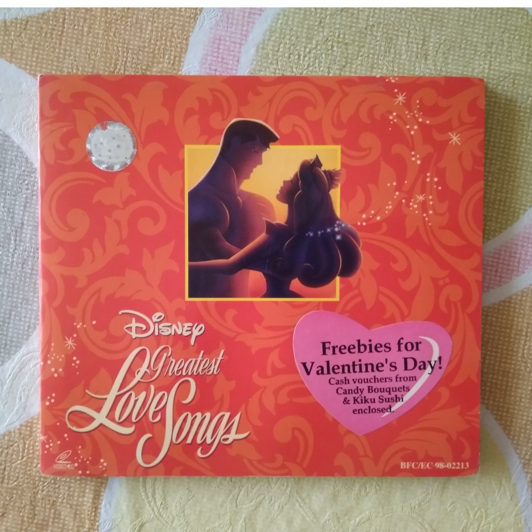 Disney Greatest Love Songs VCD Features 16 love songs from Disney's ...