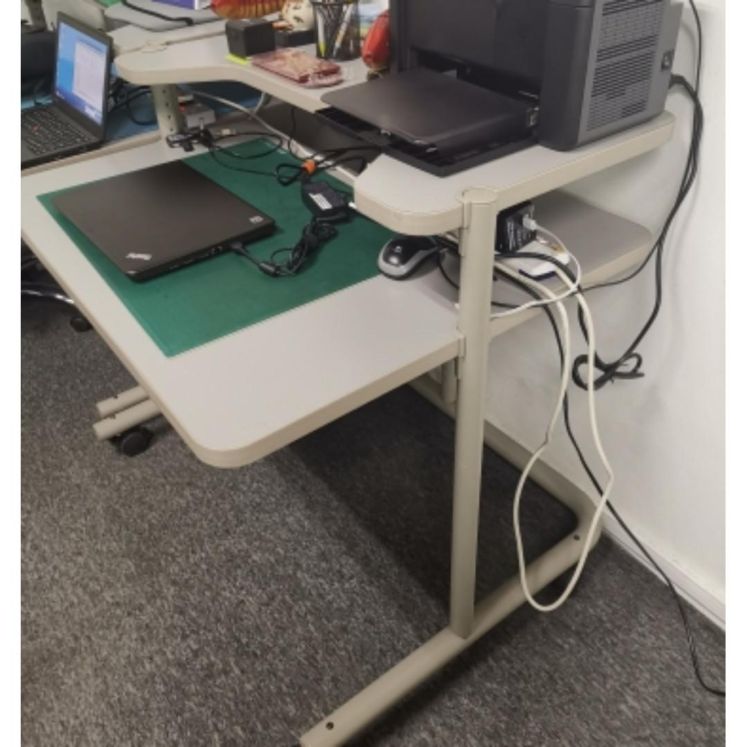 Double Layer computer table, workstation., Furniture & Home Living ...