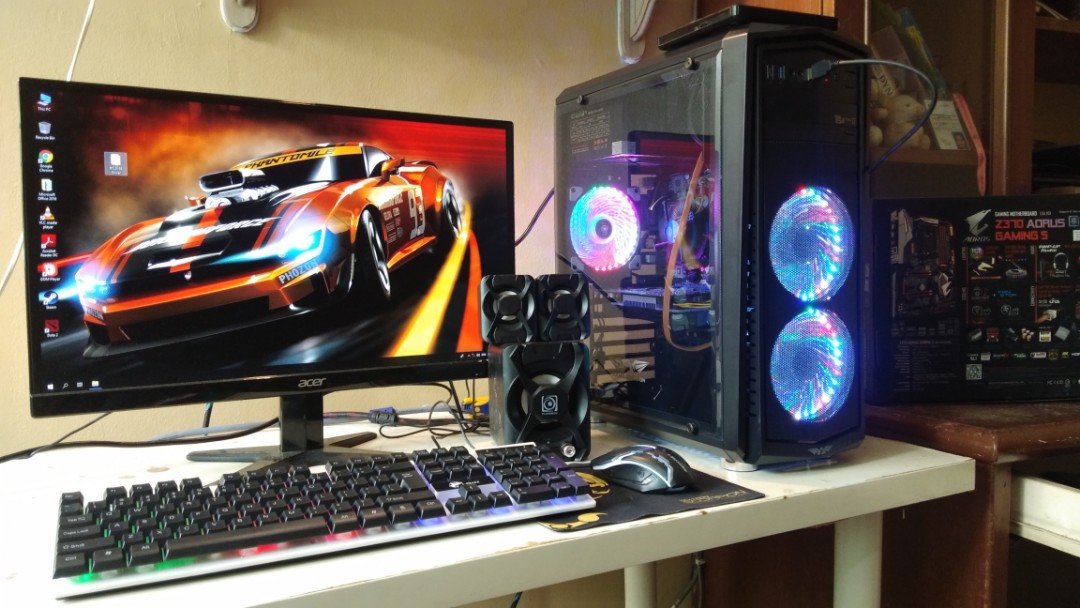PC i5 + GTX GAMING & DESIGN with WiFi | CPU or FULLSET Monitor Complete ...