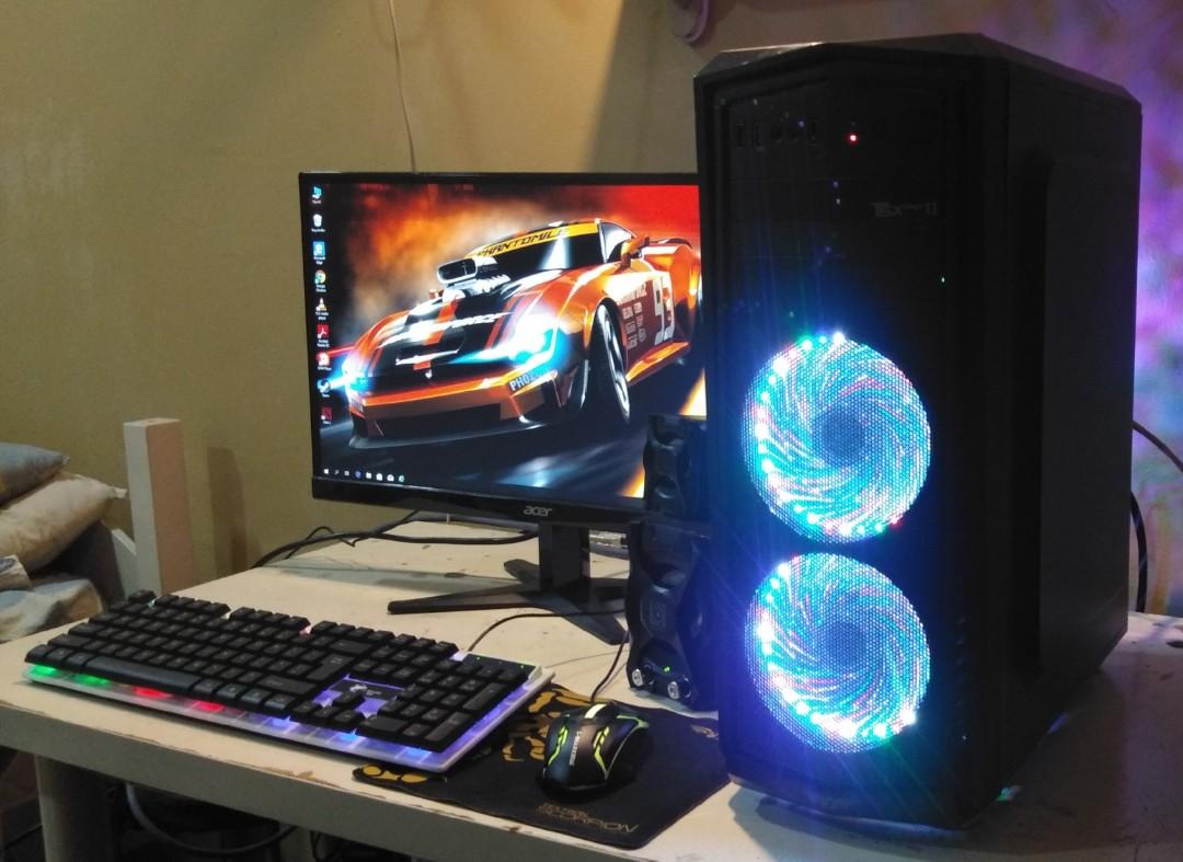 PC i5 + GTX GAMING & DESIGN with WiFi | CPU or FULLSET Monitor Complete ...