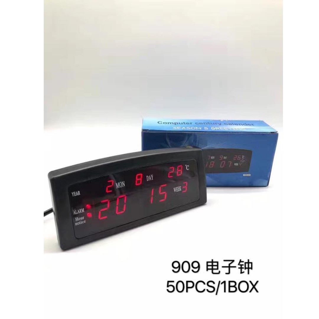 LED Digital Clock #909, Health & Nutrition, Assistive & Rehabilatory ...