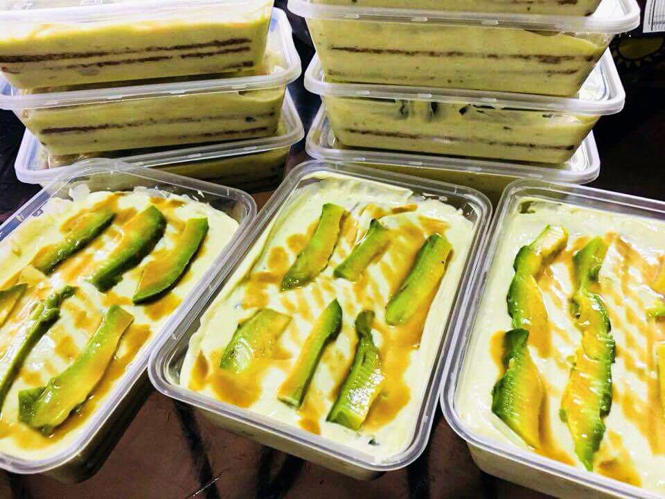 Mango-oreo avocado flavors ice cream roll and graham float, Food ...