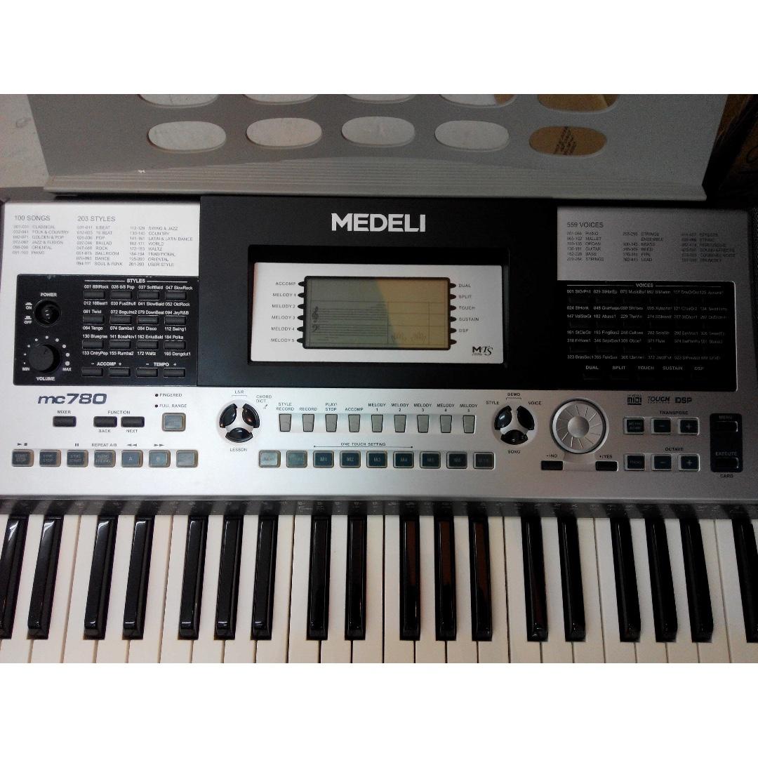 Medeli MC780 Keyboard - 76 Keys with Touch Response, Record and Style ...