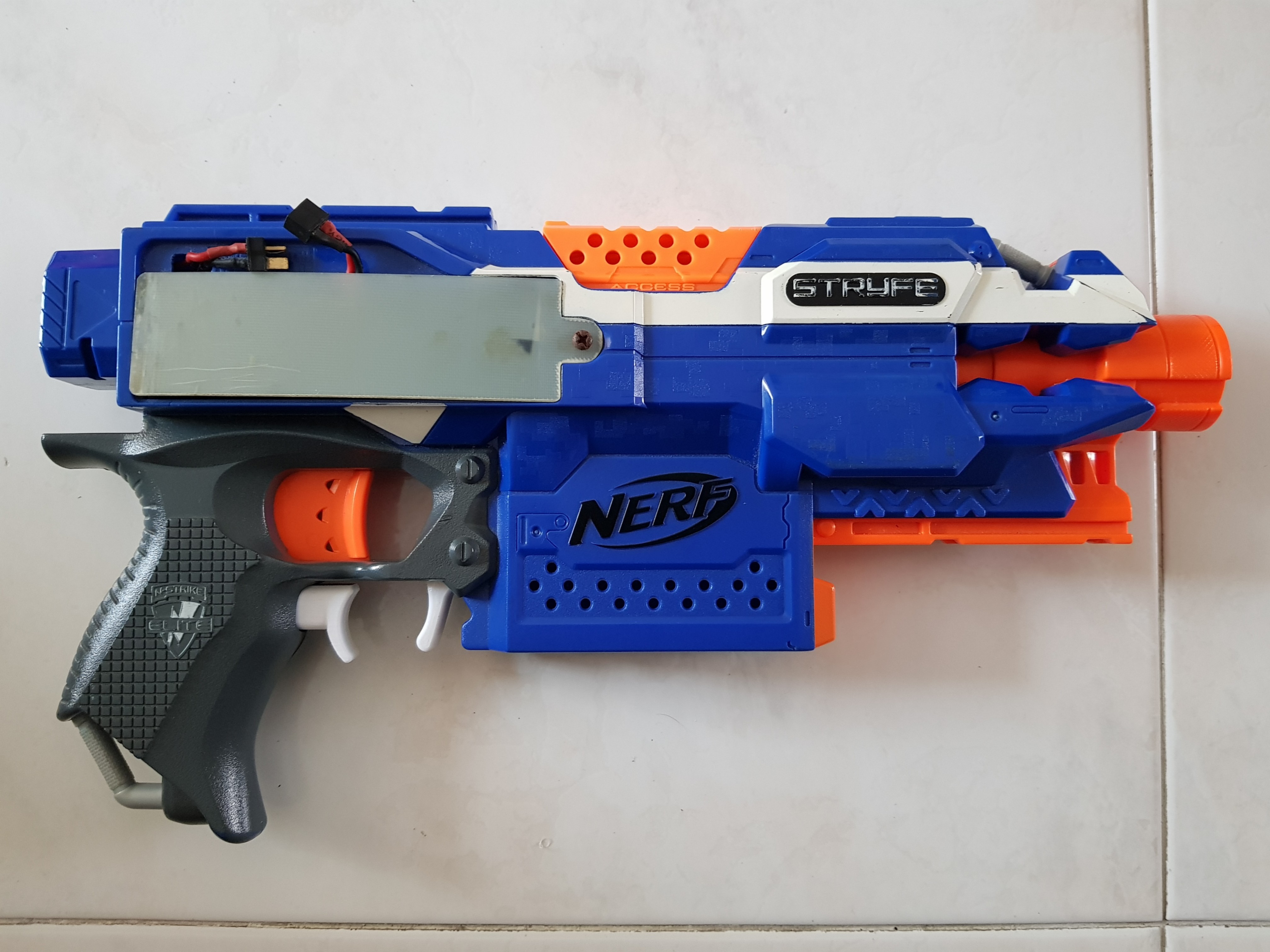Modded Nerf Stryfe (1S Setup), Hobbies & Toys, Toys & Games on Carousell