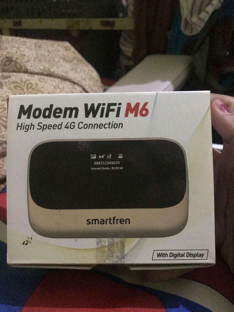 Modem WiFi M6 smartfren, Telepon Seluler & Tablet, Lainnya di Carousell