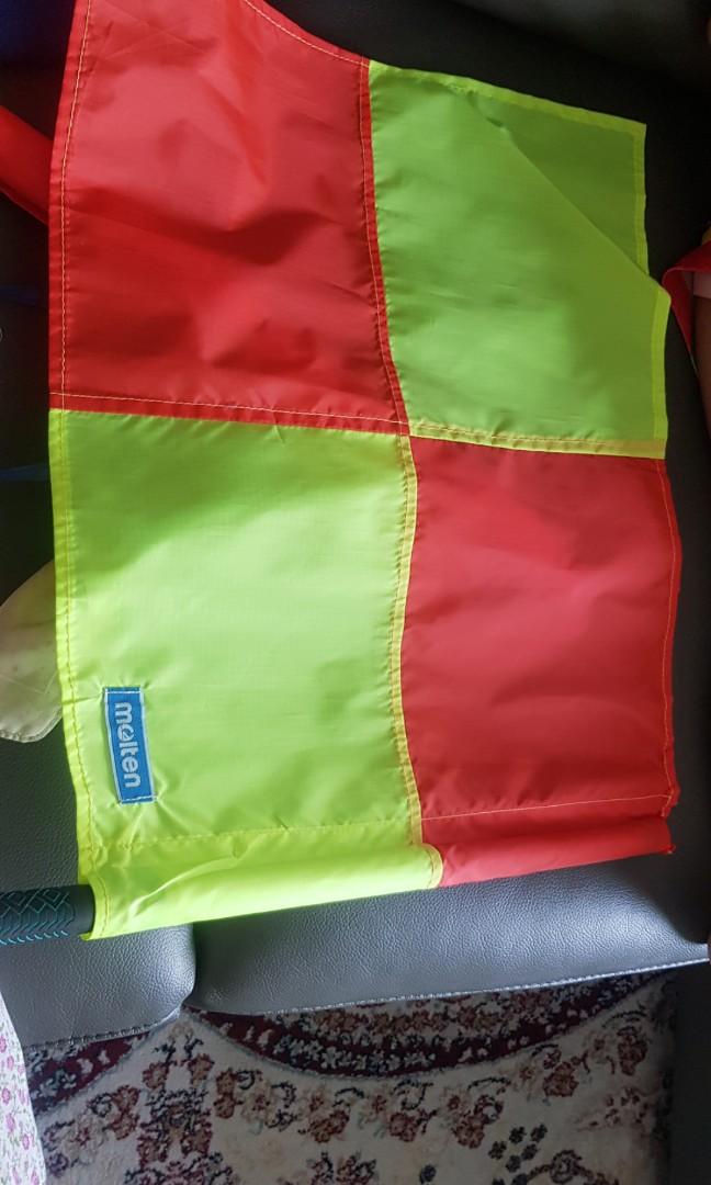 Molten assistant referee flag, Sports Equipment, Sports & Games, Racket ...