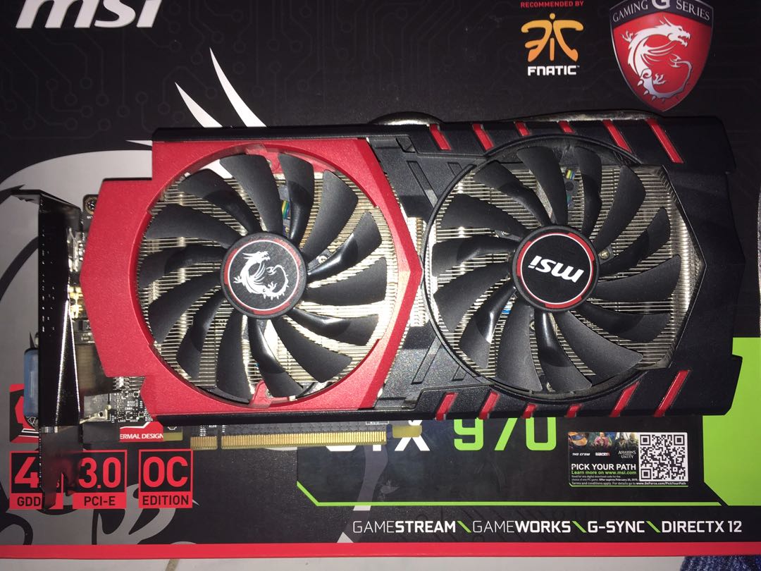 MSI GeForce GTX 970 GAMING 4G Graphics Card, Computers & Tech, Parts ...