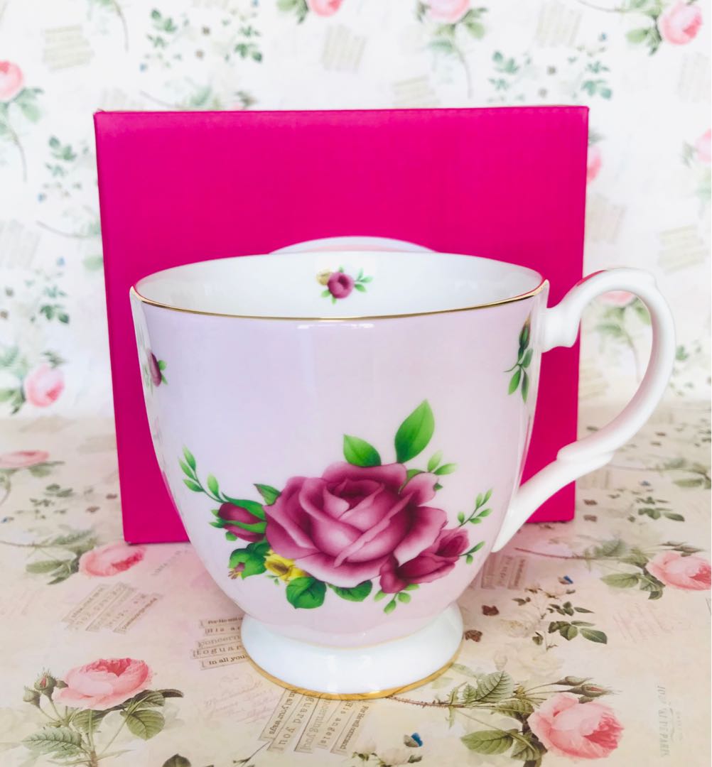 Royal Albert New Country Roses Pink Mug 0.3l, Furniture & Home Living ...