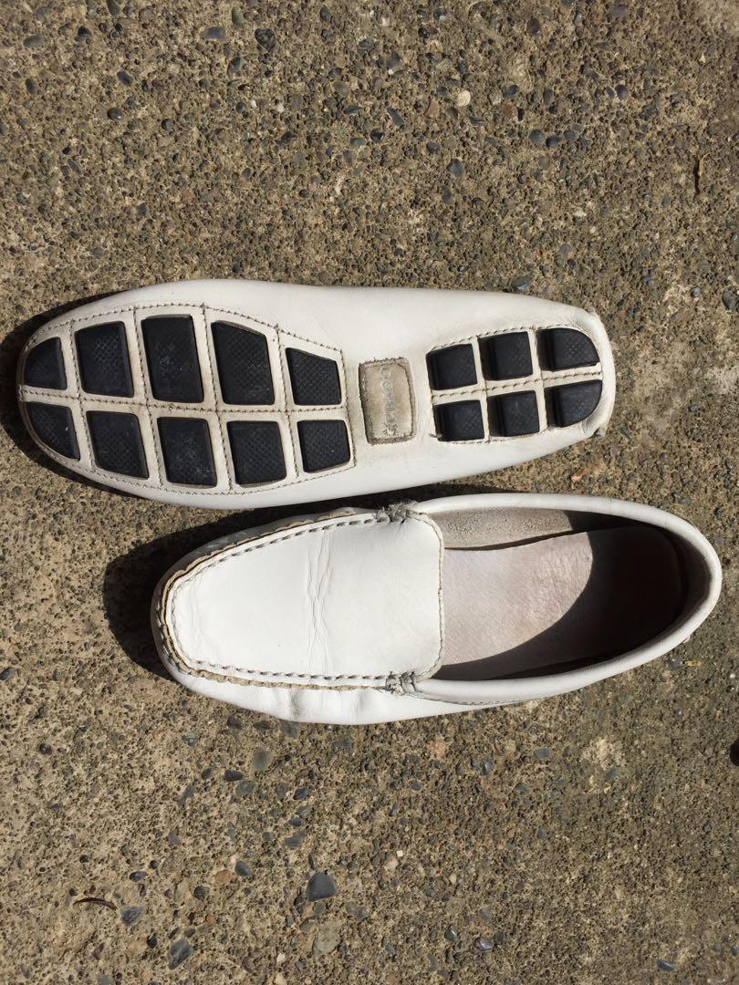 Sebago white shoes, Women's Fashion, Footwear, Sneakers on Carousell