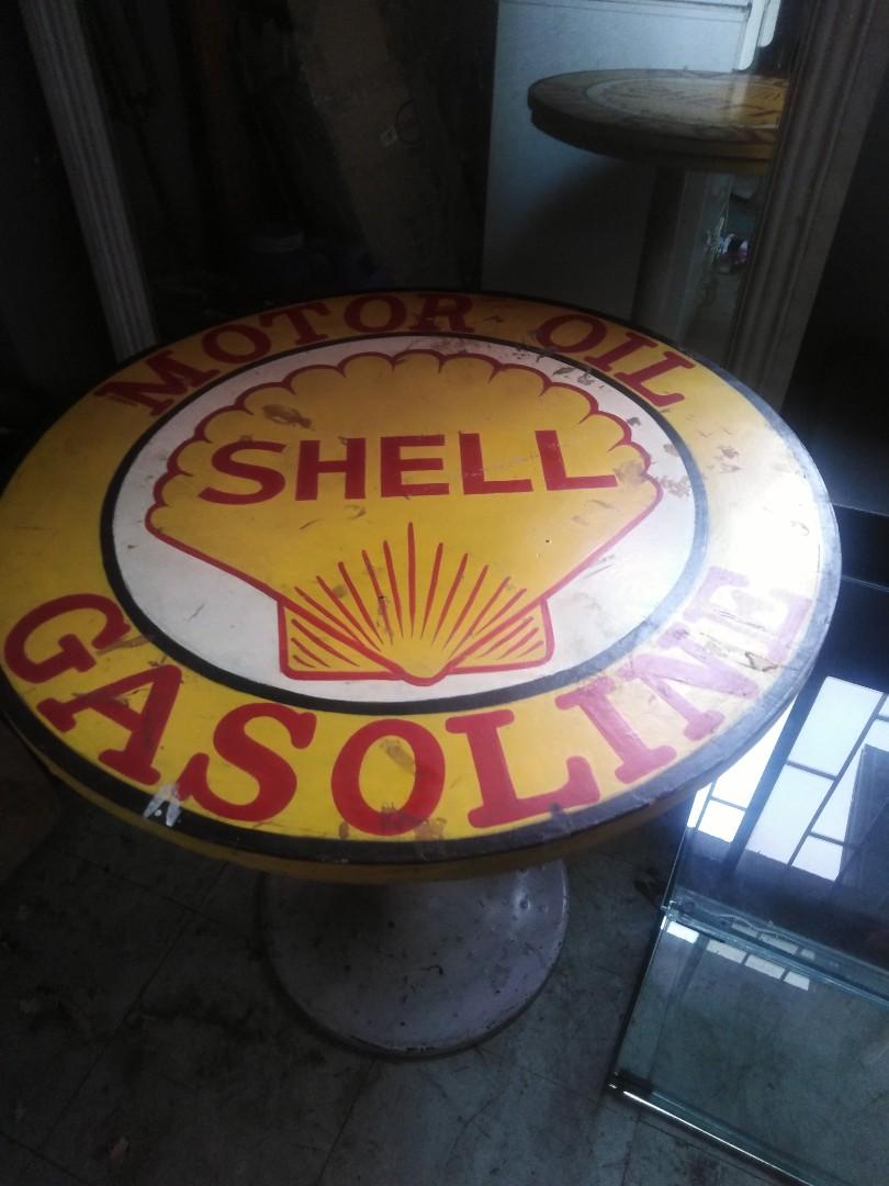 Shell gasoline table, Hobbies & Toys, Memorabilia & Collectibles ...