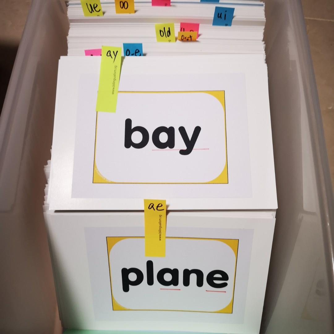 Flash cards Box 4, Hobbies & Toys, Books & Magazines, Children's Books ...