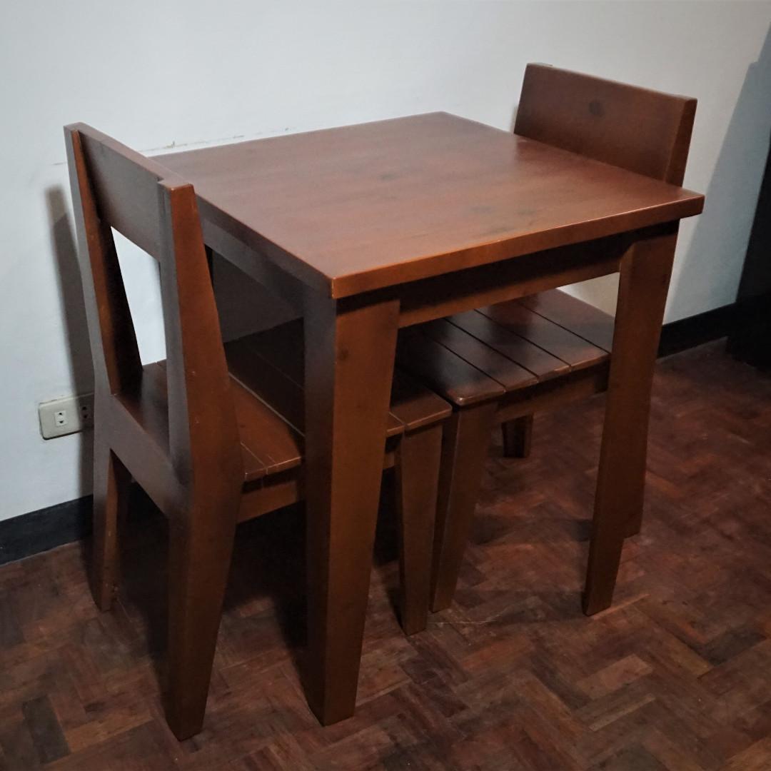 Space Saver 2x2 ft (24 x 24 inches) 2 Seater Dining Table, Furniture ...
