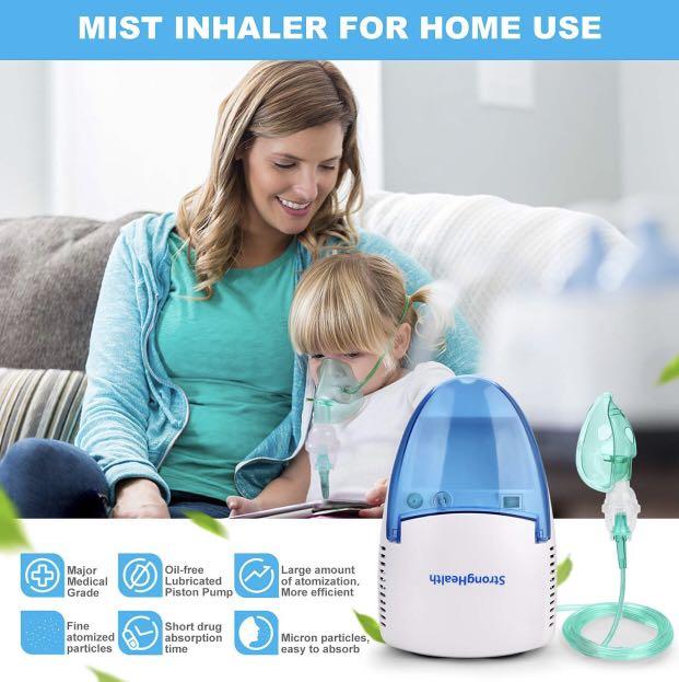 StrongHealth Compressor Nebulizer machine System Compact Vaporizer Cool ...