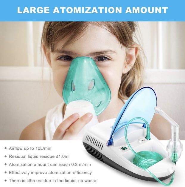 StrongHealth Compressor Nebulizer machine System Compact Vaporizer Cool ...